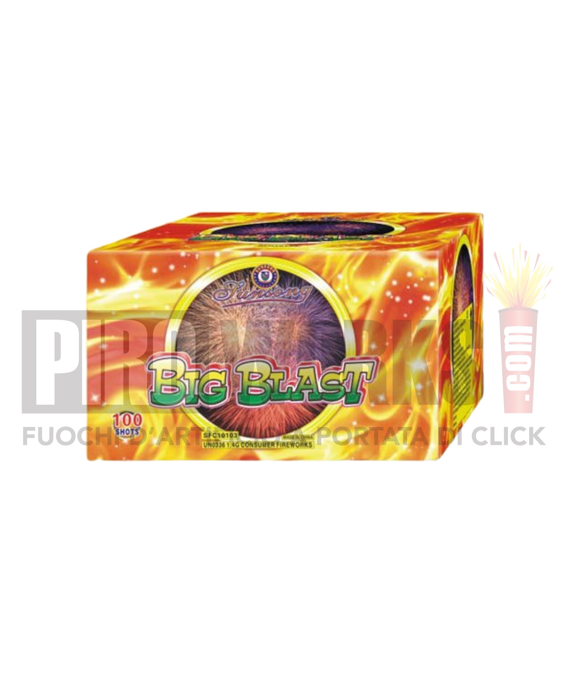 Big Blast | 100 Colpi | Modello Alto – Piroworks