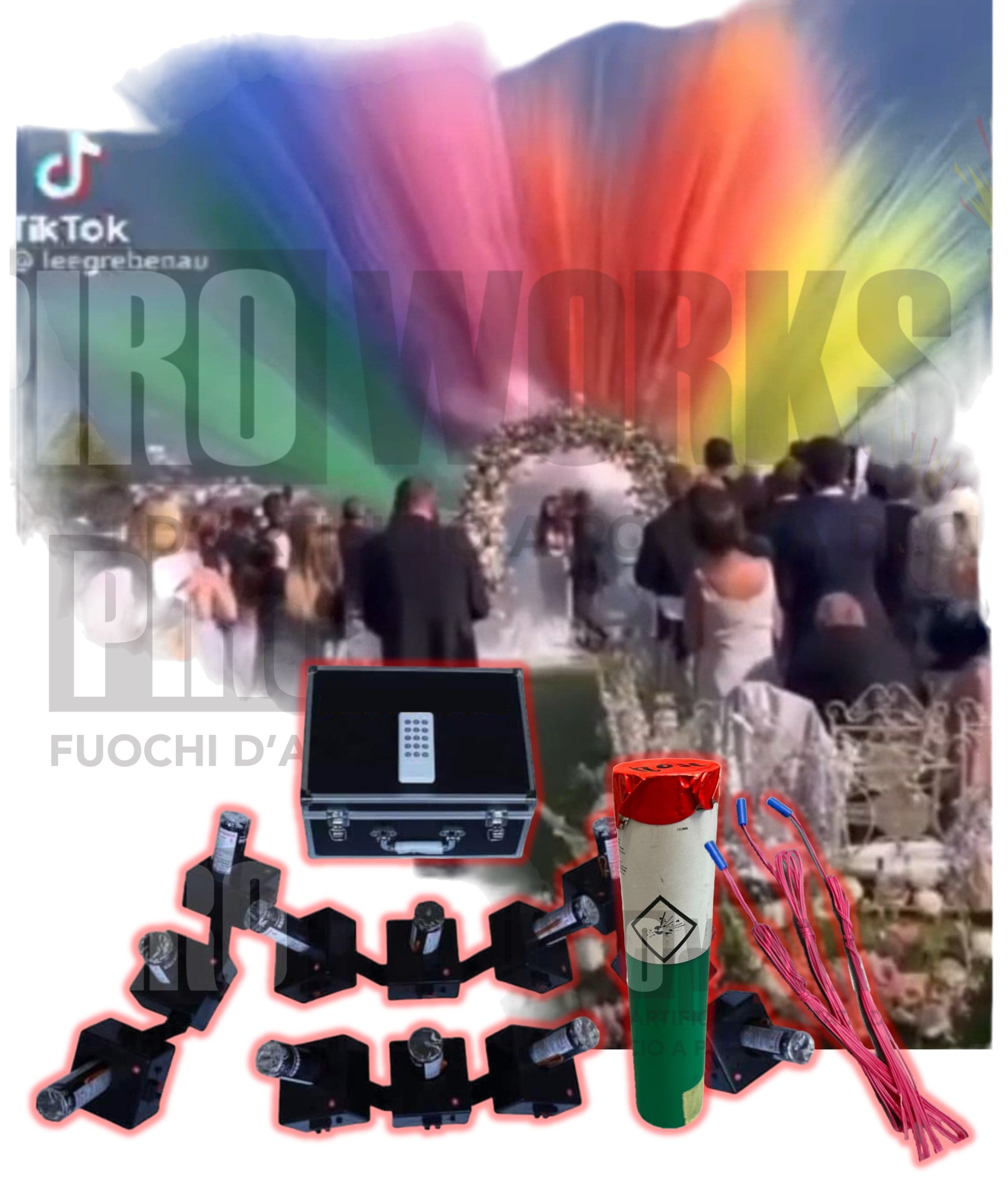 Kit 8 Centraline | 6 Monogetti Fumo Colorato | 6 Accenditori | 8 Adatt ...