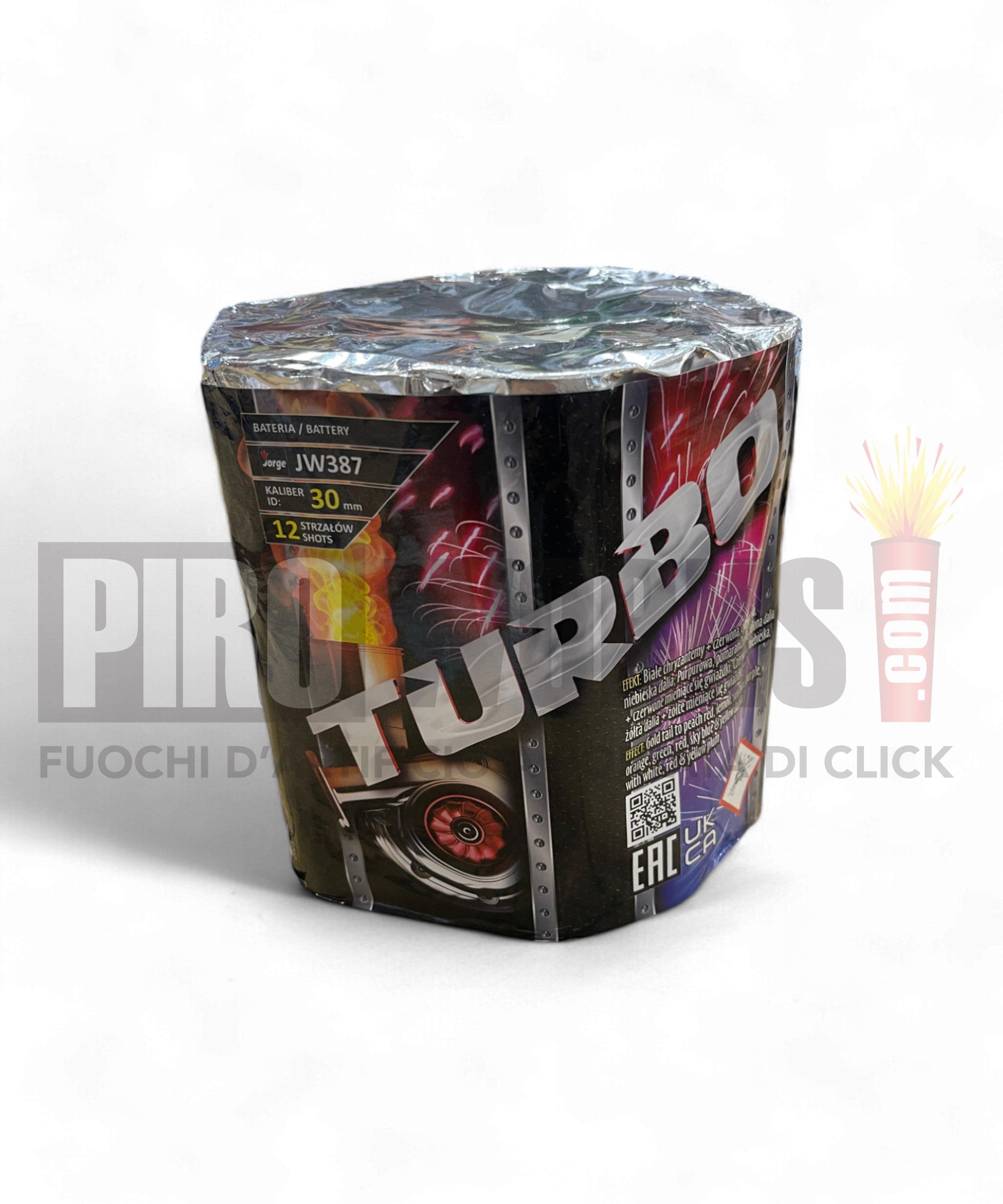 Turbo | JW387 | 12 Colpi | 30mm | Jorge – Piroworks