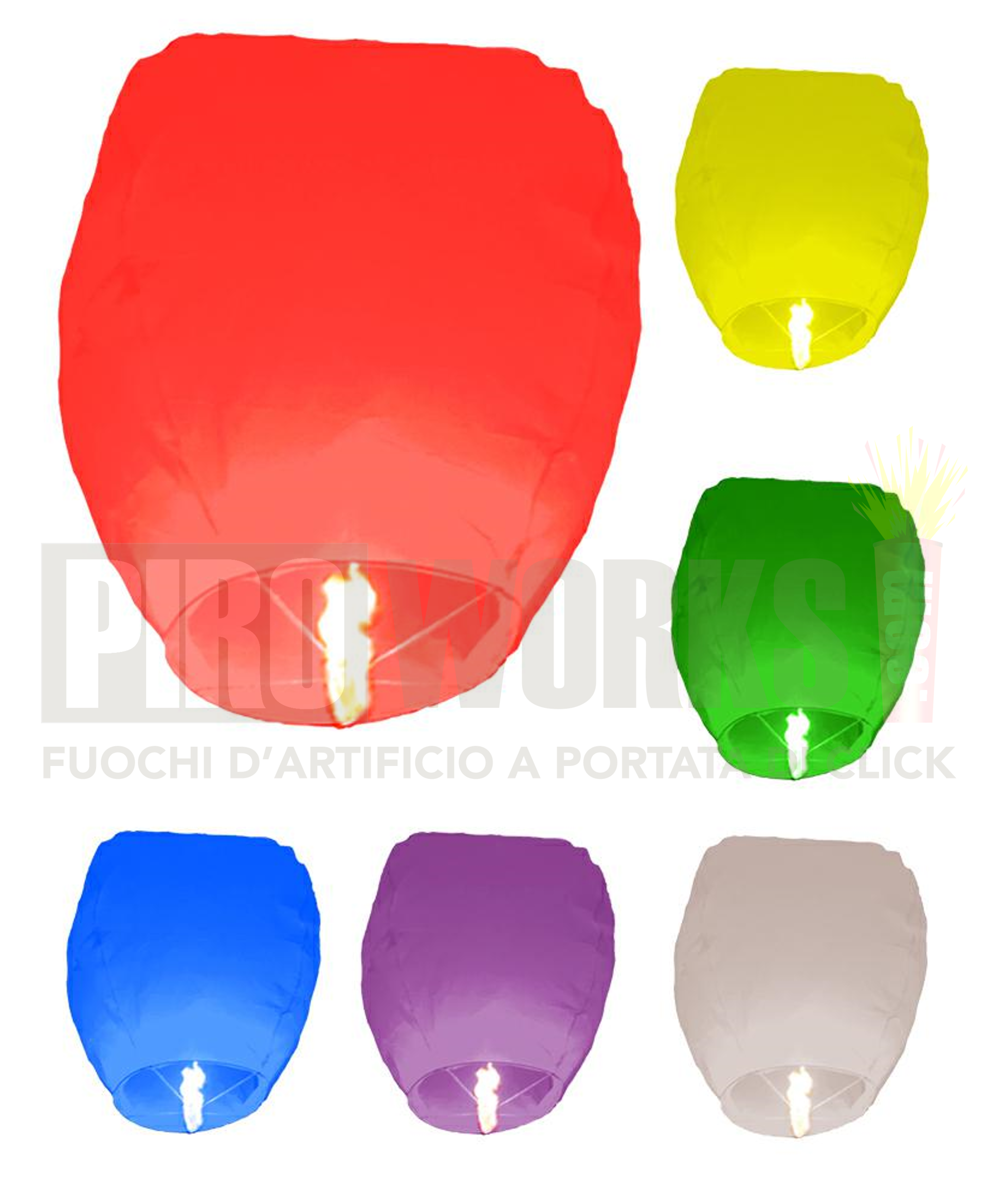 Lanterna Volante | Vari Colori | 1 Pz – Piroworks