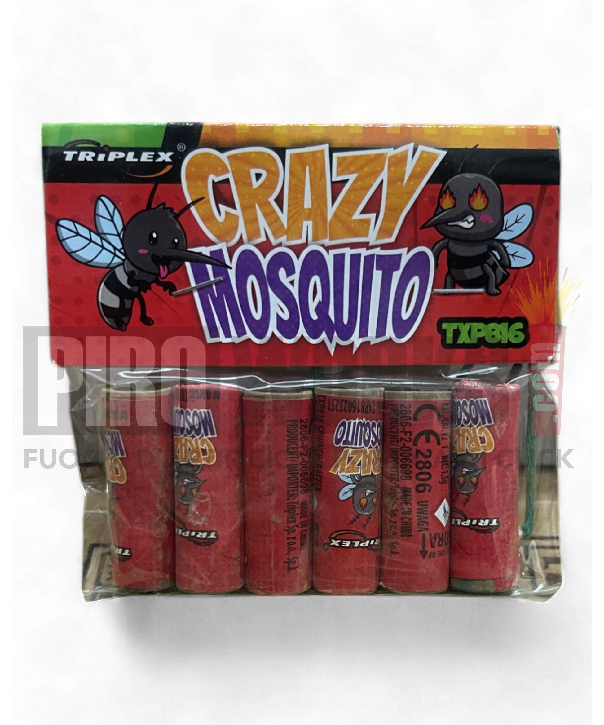 TXP816 | Crazy Mosquito | Spinner | Triplex | 6 Pz – Piroworks
