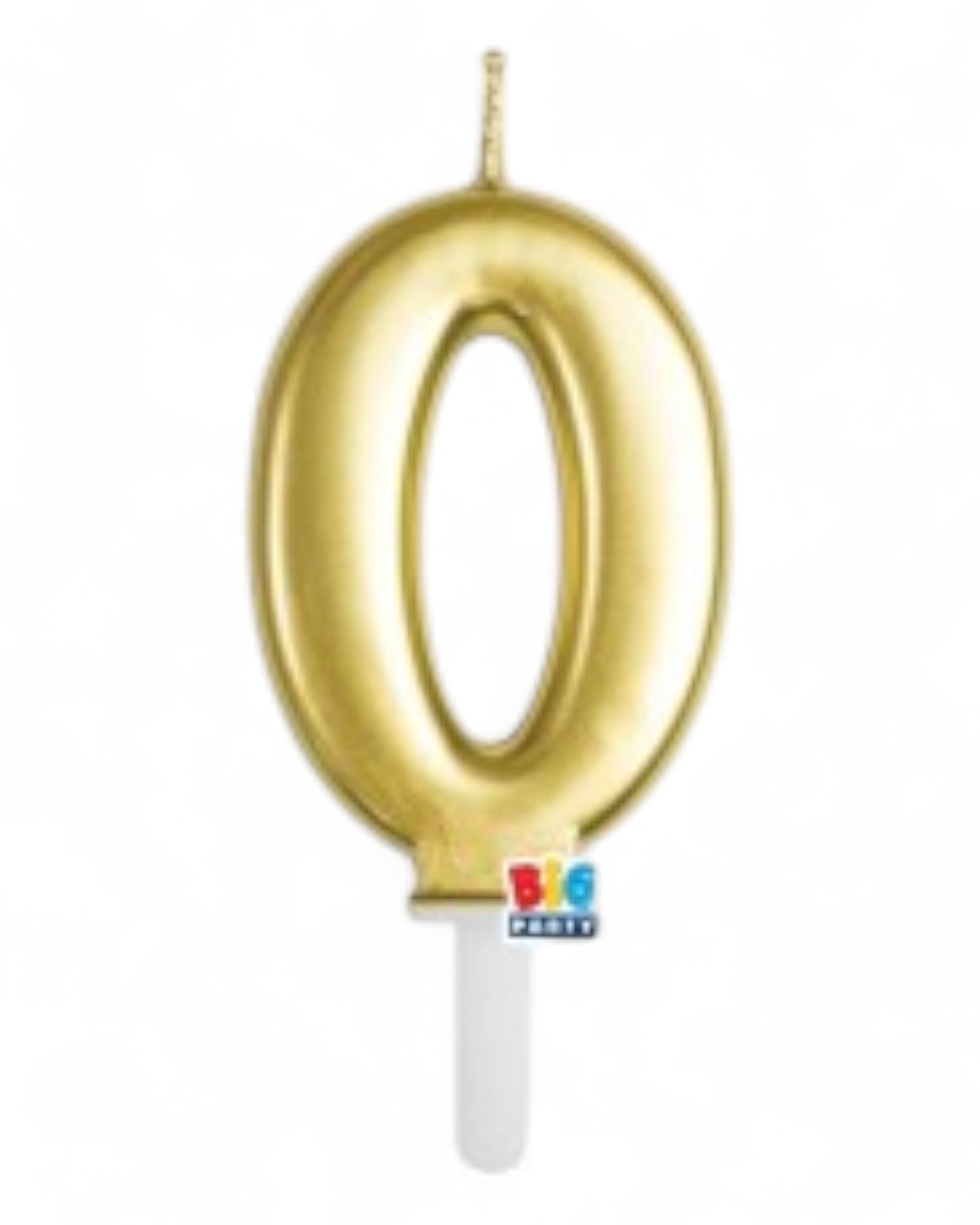Candeline Numerali | Tiny Plump | Oro Cromato | 7 Cm – Piroworks