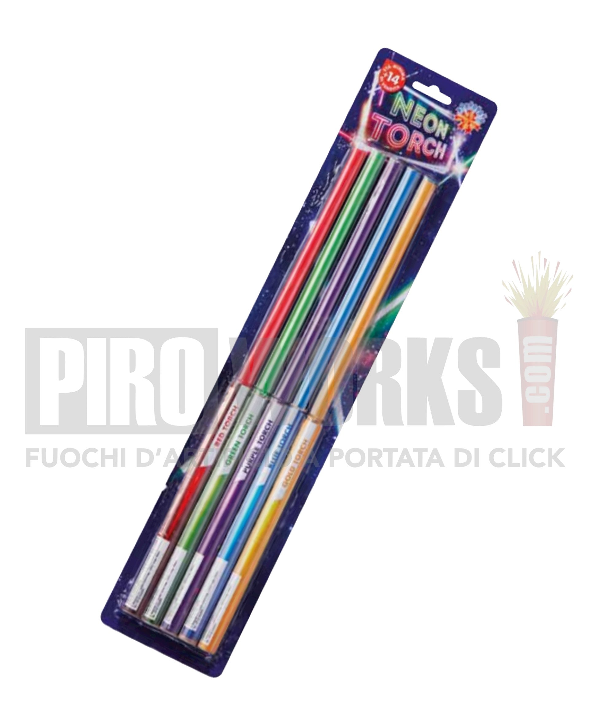 Neon Torch | Blister | Borgonovo | 5 Pz – Piroworks