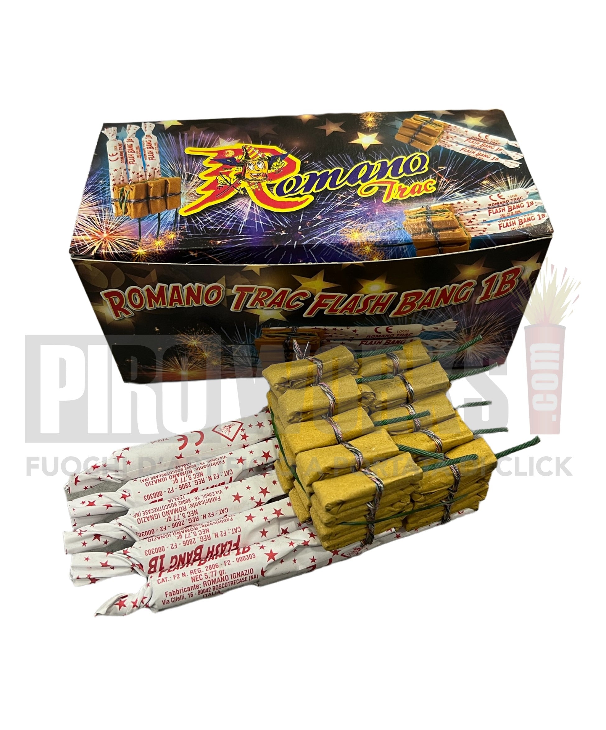 Petardo | Romano Trac Flash Bang 1B | 20 Pz – Piroworks