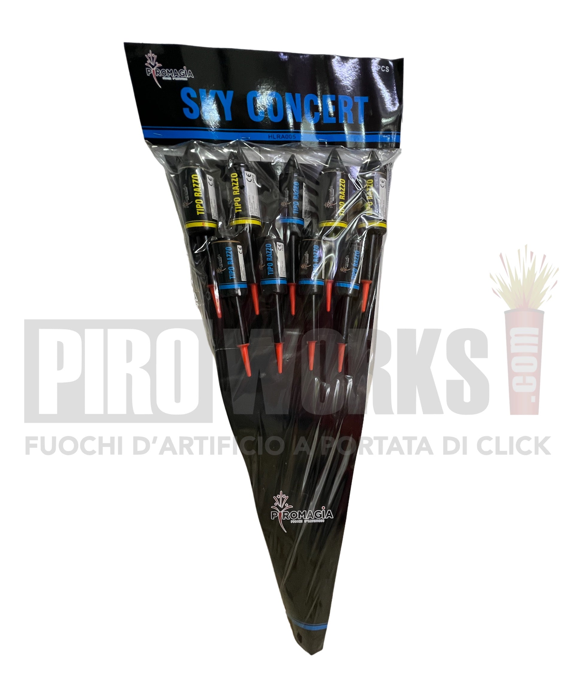 Razzi Sky Concert 9 Pezzi – Piroworks