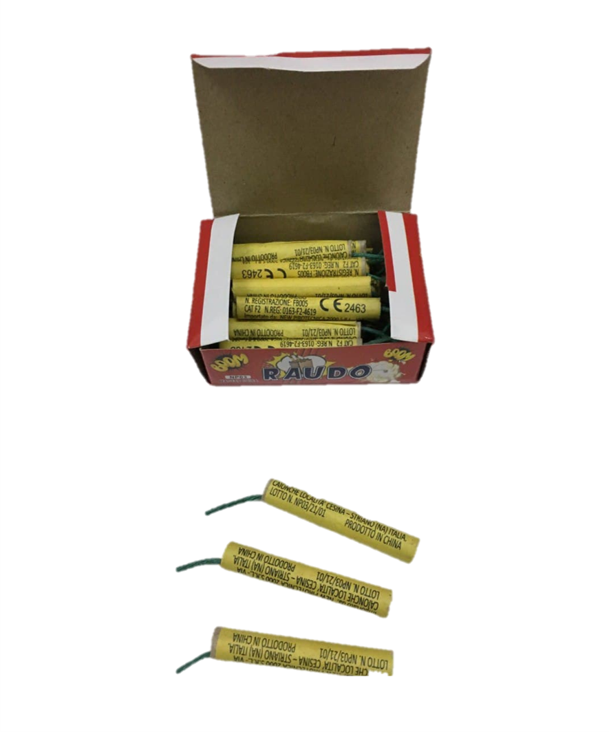 Raudo Boom con miccia – Piroworks